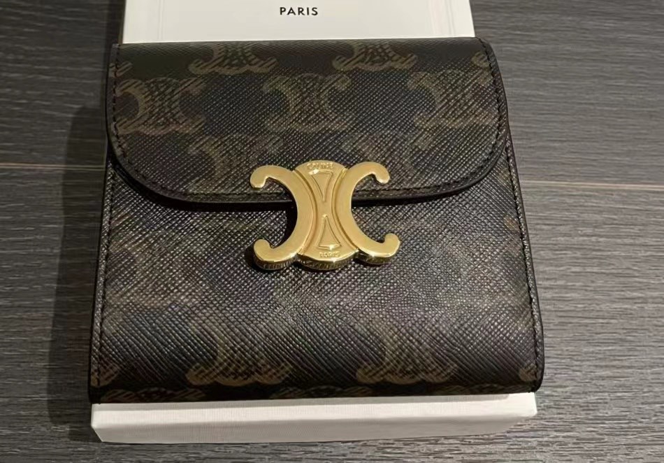 Celine small wallet, Women's Fashion, Bags & Wallets, Wallets & Card ...