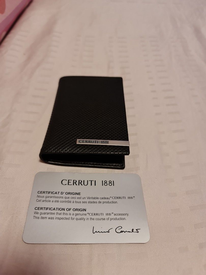 Cerruti 1881 wallet (authetic) comes with a box, Men's Fashion, Watches ...