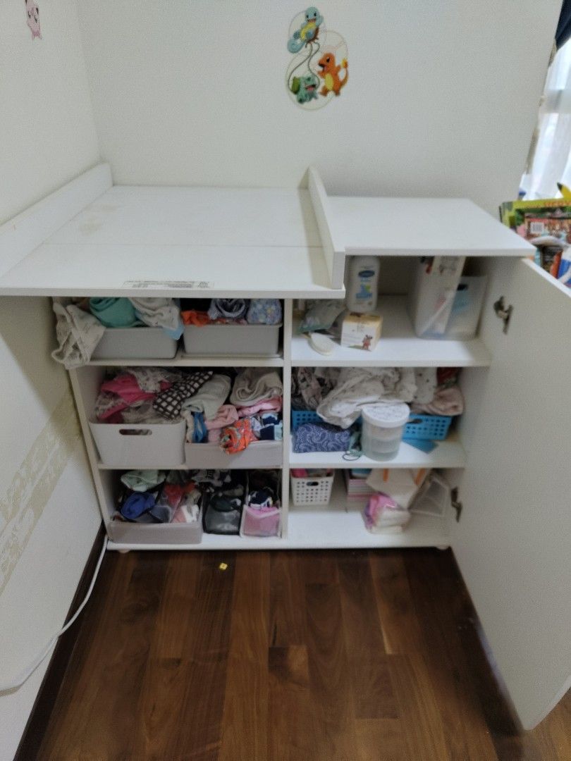 Changing Table Cabinet, Furniture & Home Living, Furniture, Shelves ...