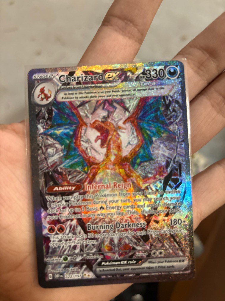 charizard ex tera sir, Hobbies & Toys, Toys & Games on Carousell