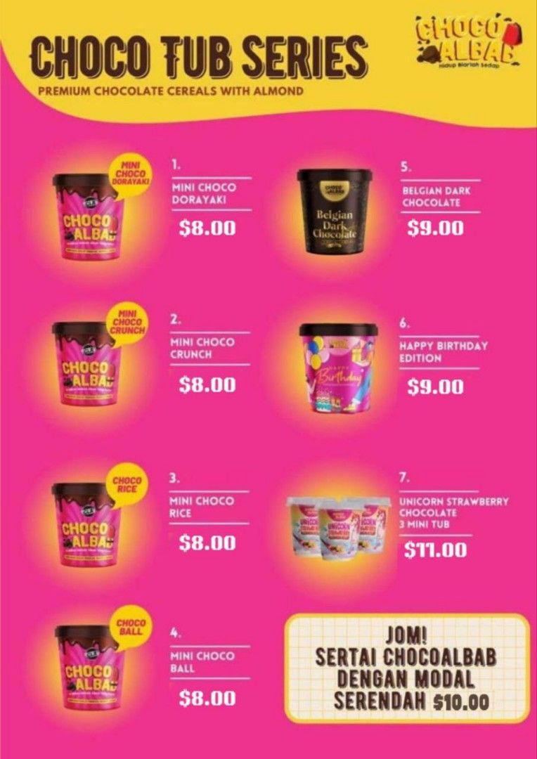 Choco Albab, Food & Drinks, Other Food & Drinks on Carousell