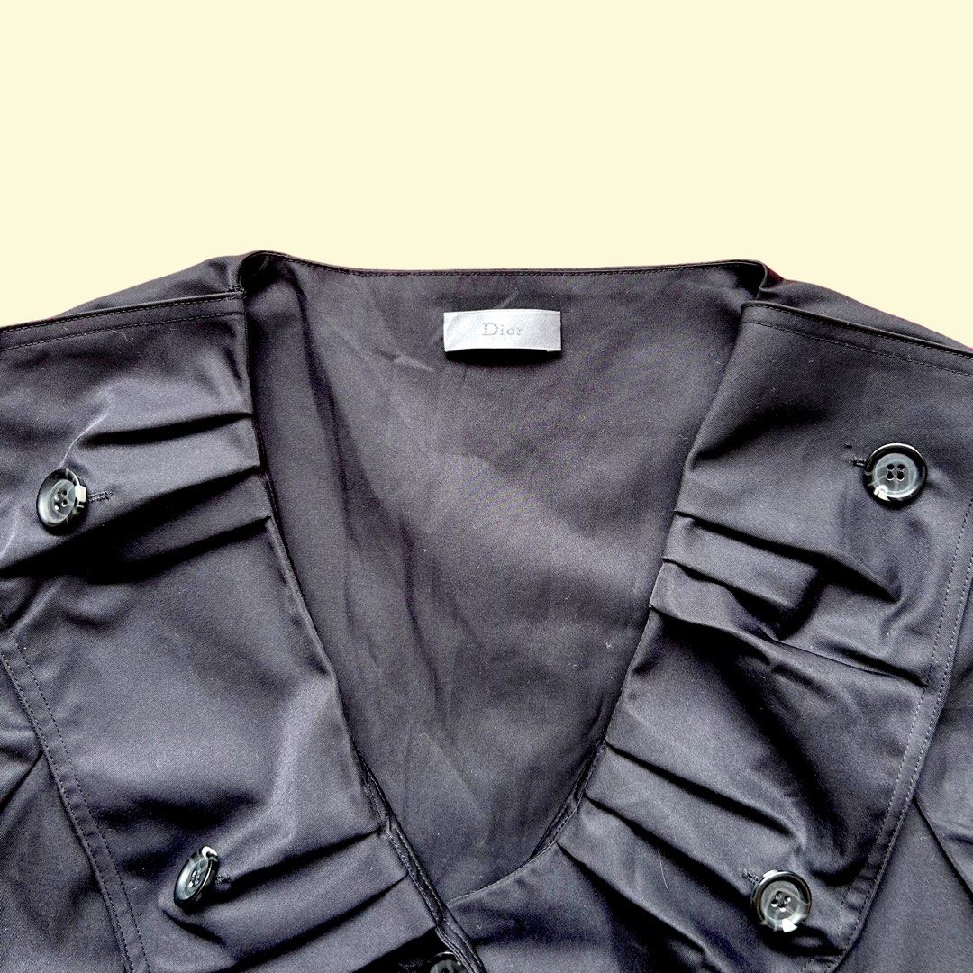 Christian Dior Ruffled Peplum Blazer, Luxury, Apparel on Carousell