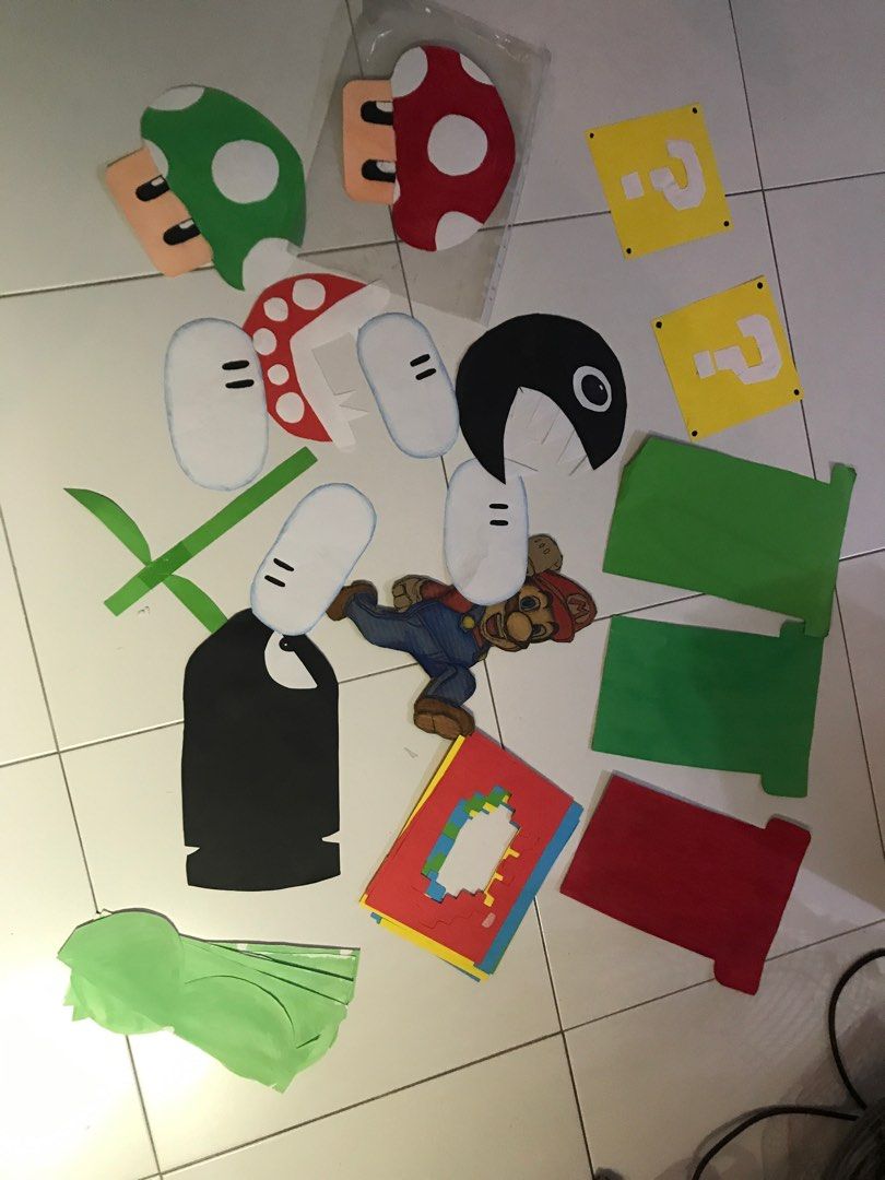 Classroom deco super mario, Hobbies & Toys, Toys & Games on Carousell