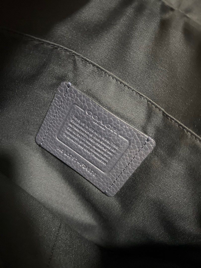 Coach Navy Blue Flight Bag Crossbody Sling bag , Luxury, Bags & Wallets ...