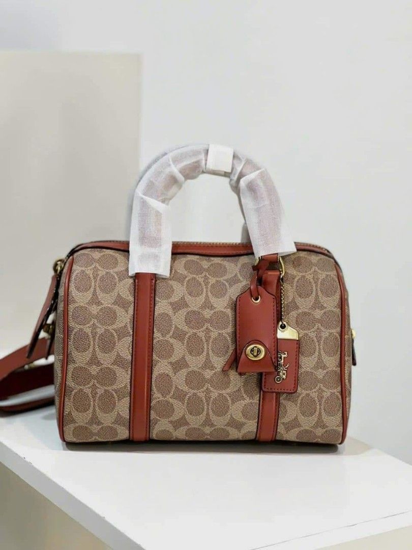 Coach Ruby Satchel 25 In Signature Textile Jacquard, Women's Fashion ...