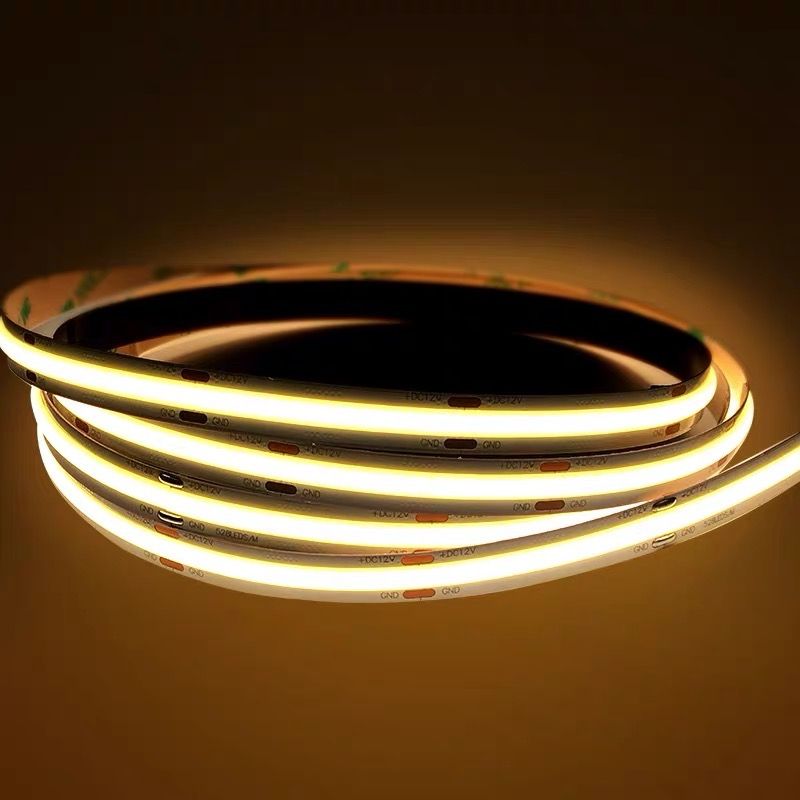 Cob led strip lighting 24V 5m tape backing, Furniture & Home Living ...