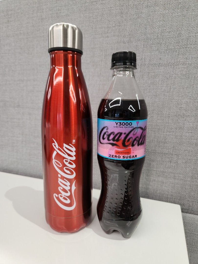 Coca-Cola Stainless Steel Red Water Bottle - SUS304, Everything Else on ...