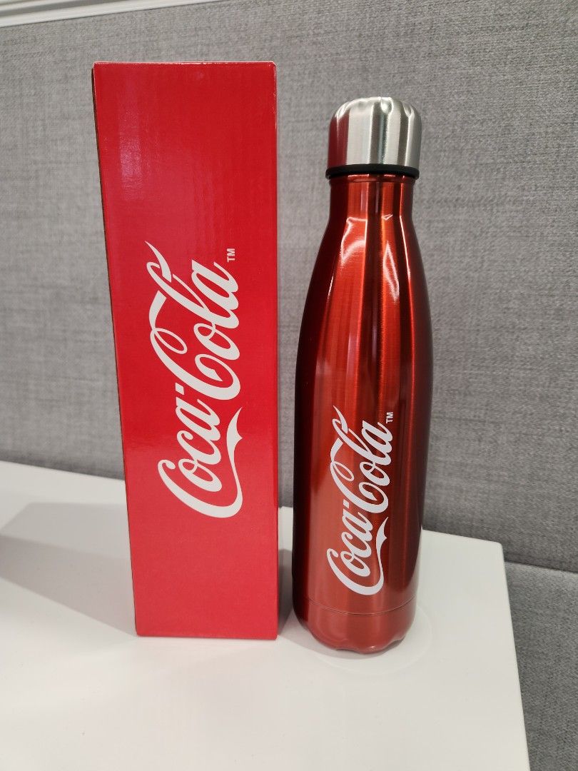 Coca-Cola Stainless Steel Red Water Bottle - SUS304, Everything Else on ...