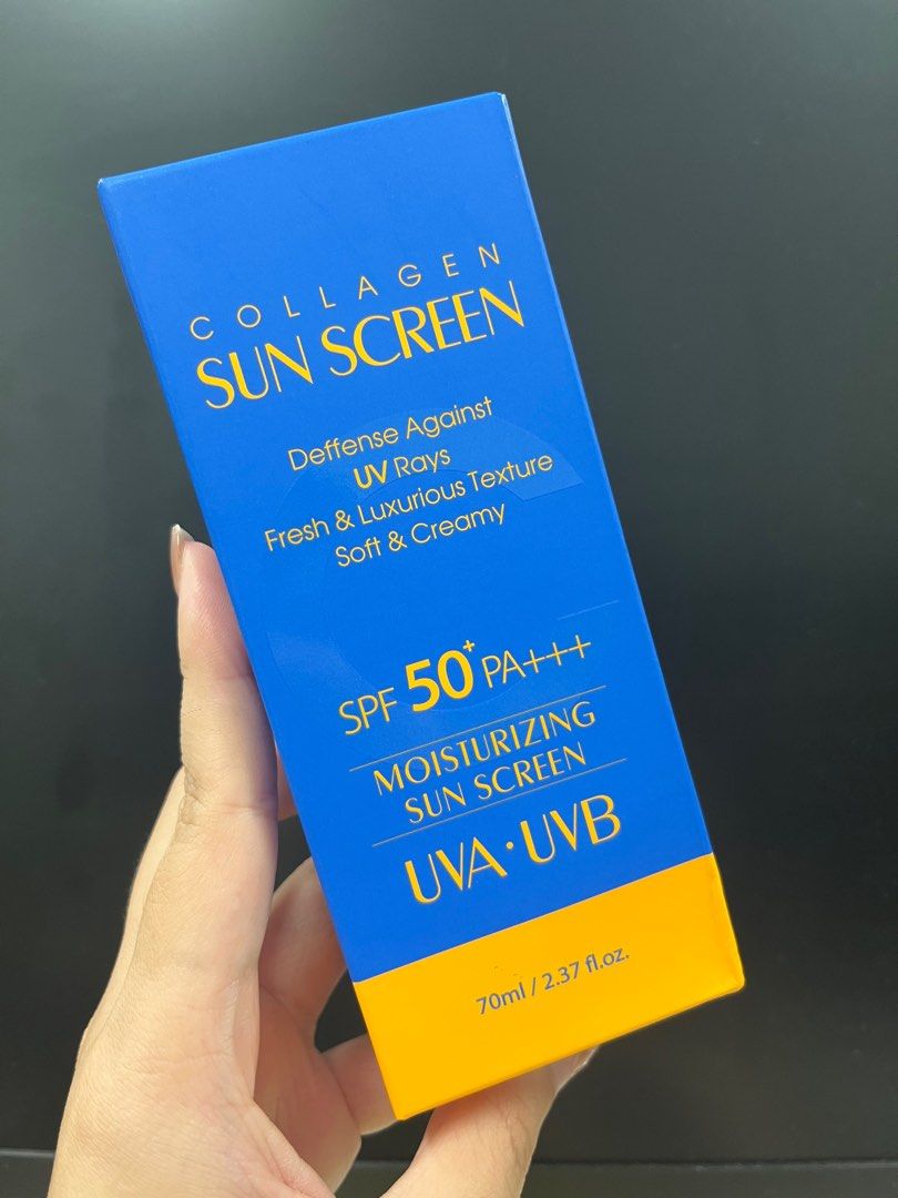 Collagen Sunscreen SPF 50+ PA+++, Beauty & Personal Care, Face, Face ...