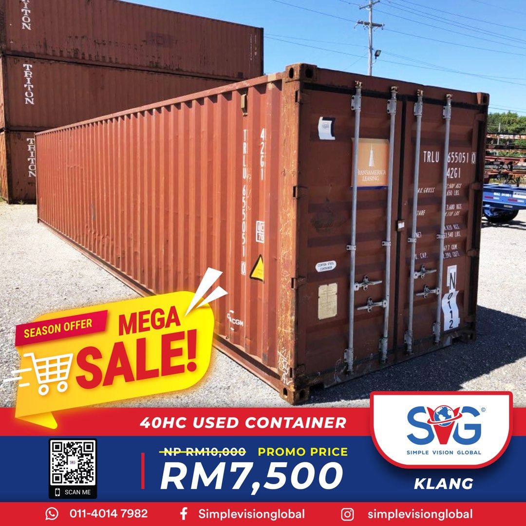Container used 40HC, Everything Else, Others on Carousell