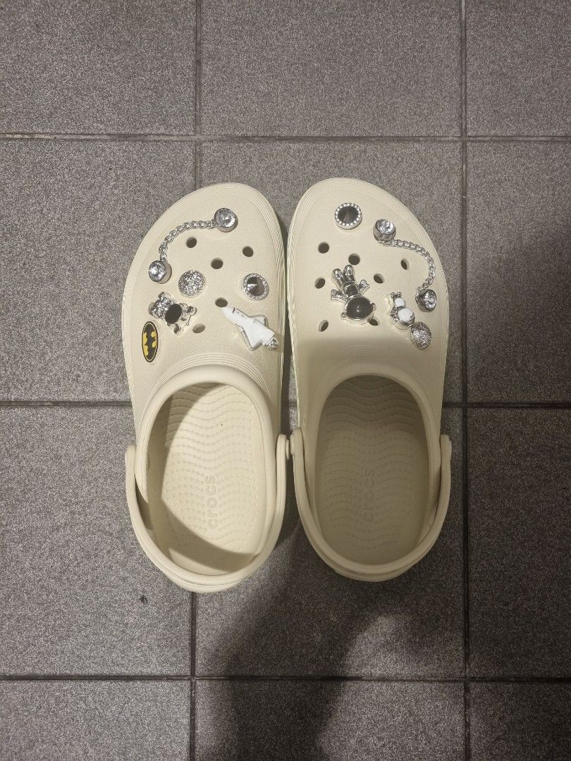Crocs off court ,bone colour, Women's Fashion, Footwear, Sandals on ...