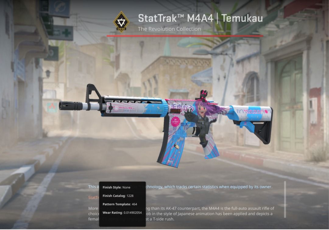 CS2 Factory New StatTrak Temukau, Video Gaming, Gaming Accessories, In ...