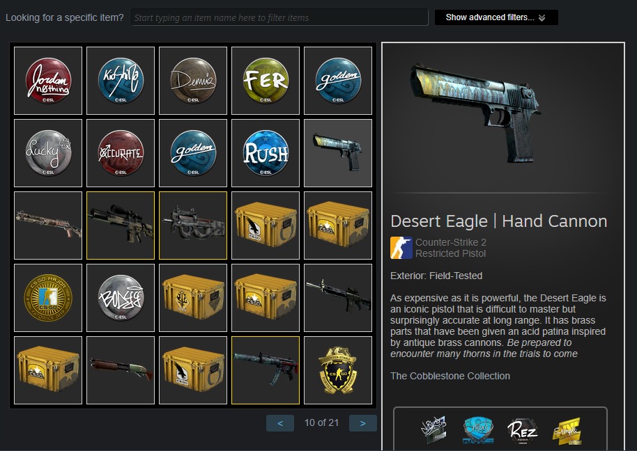 S> CSGO inventory for sale, Video Gaming, Gaming Accessories, In-Game Products on Carousell