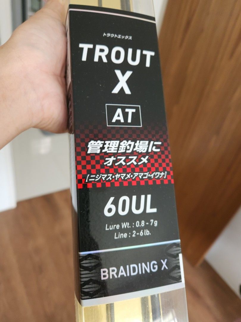 Daiwa Trout X 60UL Area Trout Spinning Rod, Sports Equipment, Fishing ...