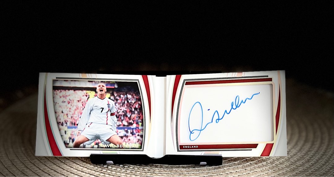 David Beckham Auto Booklet Immaculate, Hobbies & Toys, Memorabilia ...