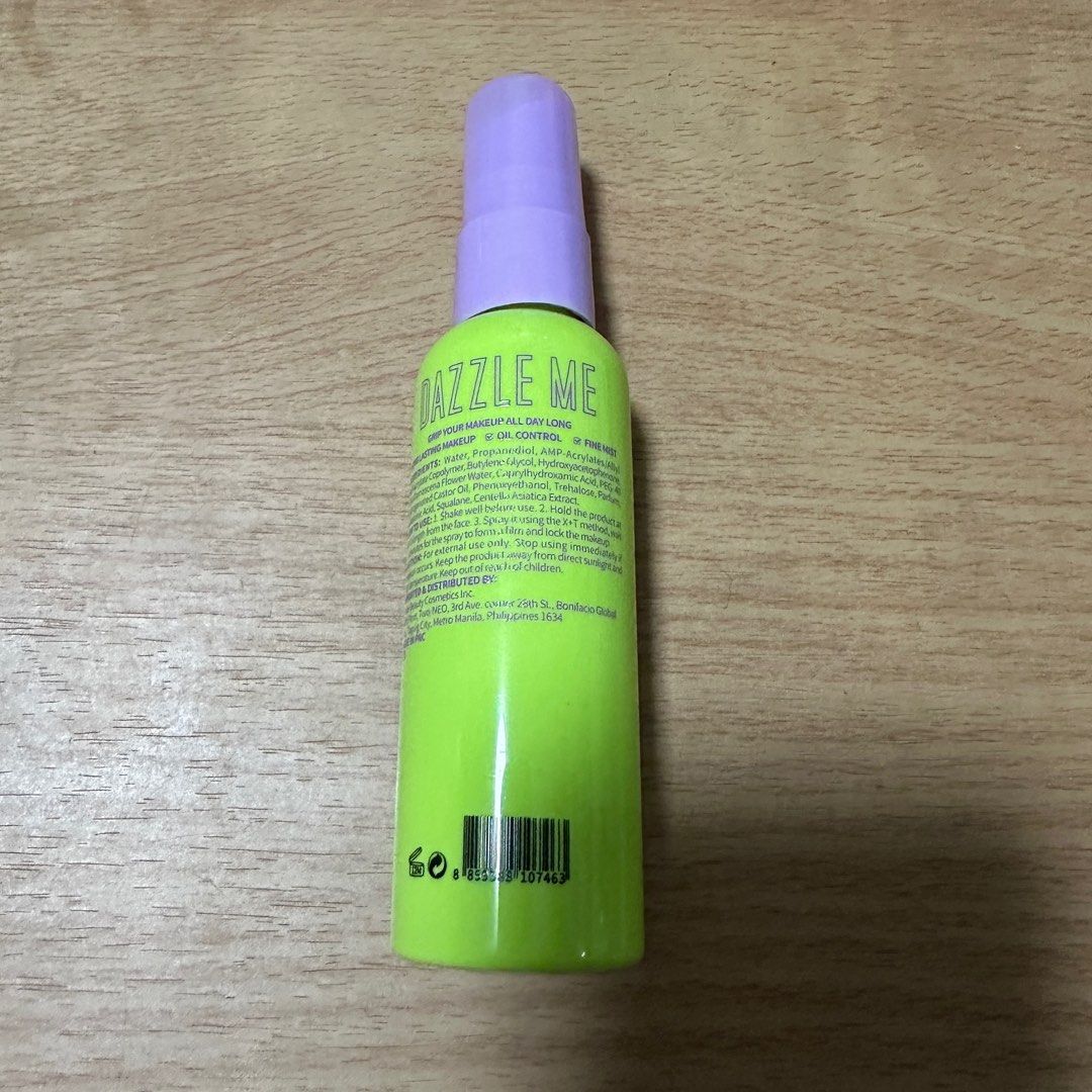 DAZZLE ME - Get a Grip! Makeup Setting Spray - Facial Mist Setting ...