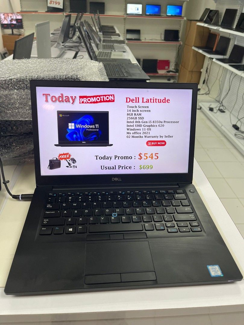 Dell 14 inch FHD Touch screen laptop with free home delivery after ...