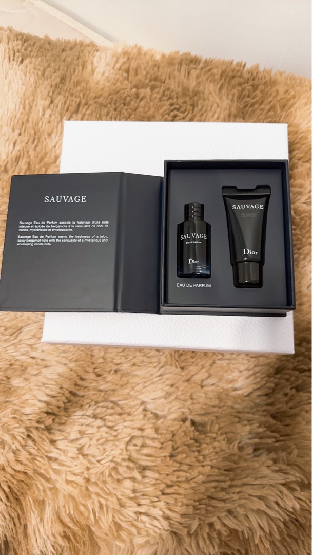 DIOR SAUVAGE EDP GIFT SET, Beauty & Personal Care, Fragrance ...