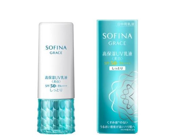 [Direct from Japan] Sofina Grace Highly Moisturizing UV Emulsion (Whitening) Moist SPF50 PA ...