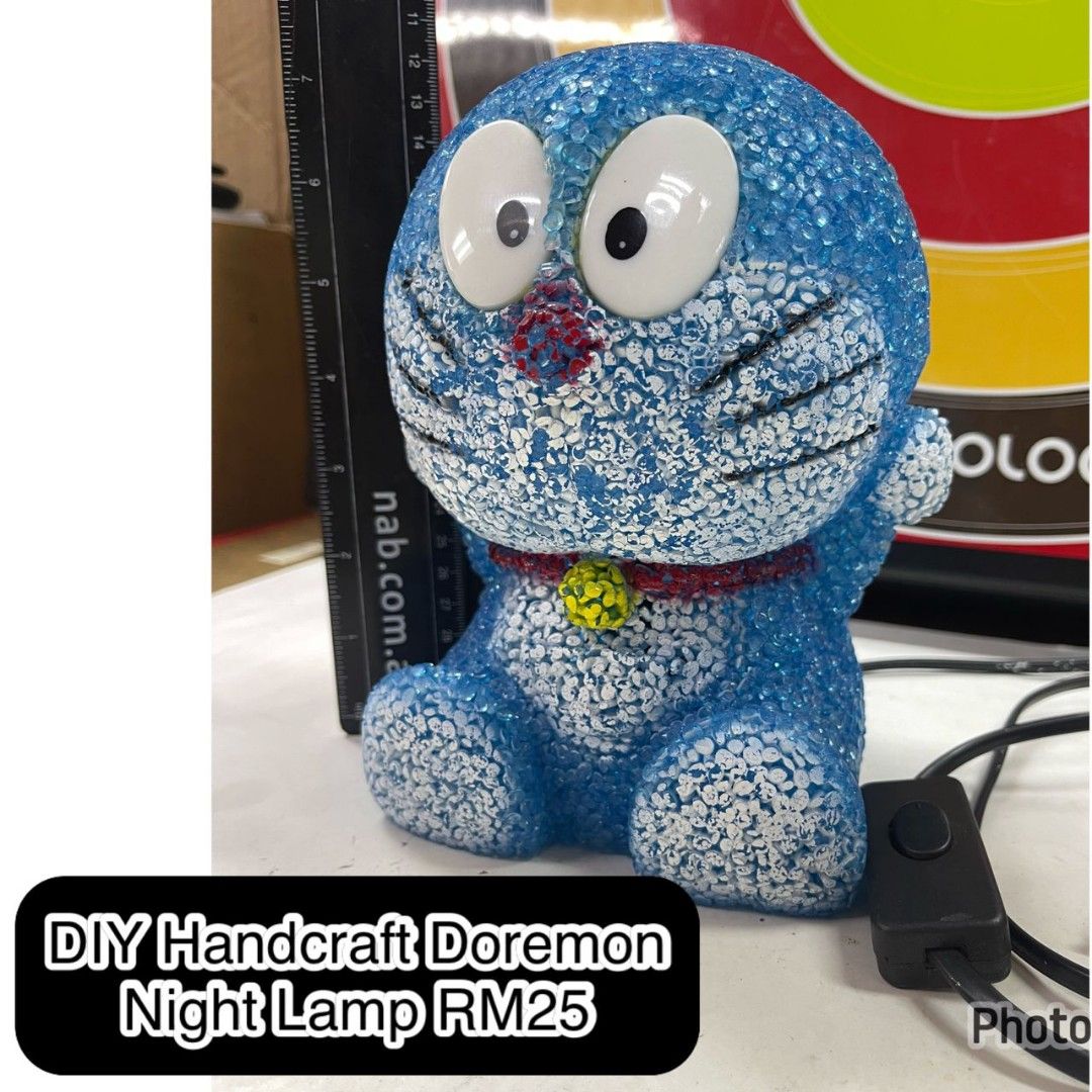 DIY Handcraft Doraemon Night Lamp, Hobbies & Toys, Stationery & Craft ...