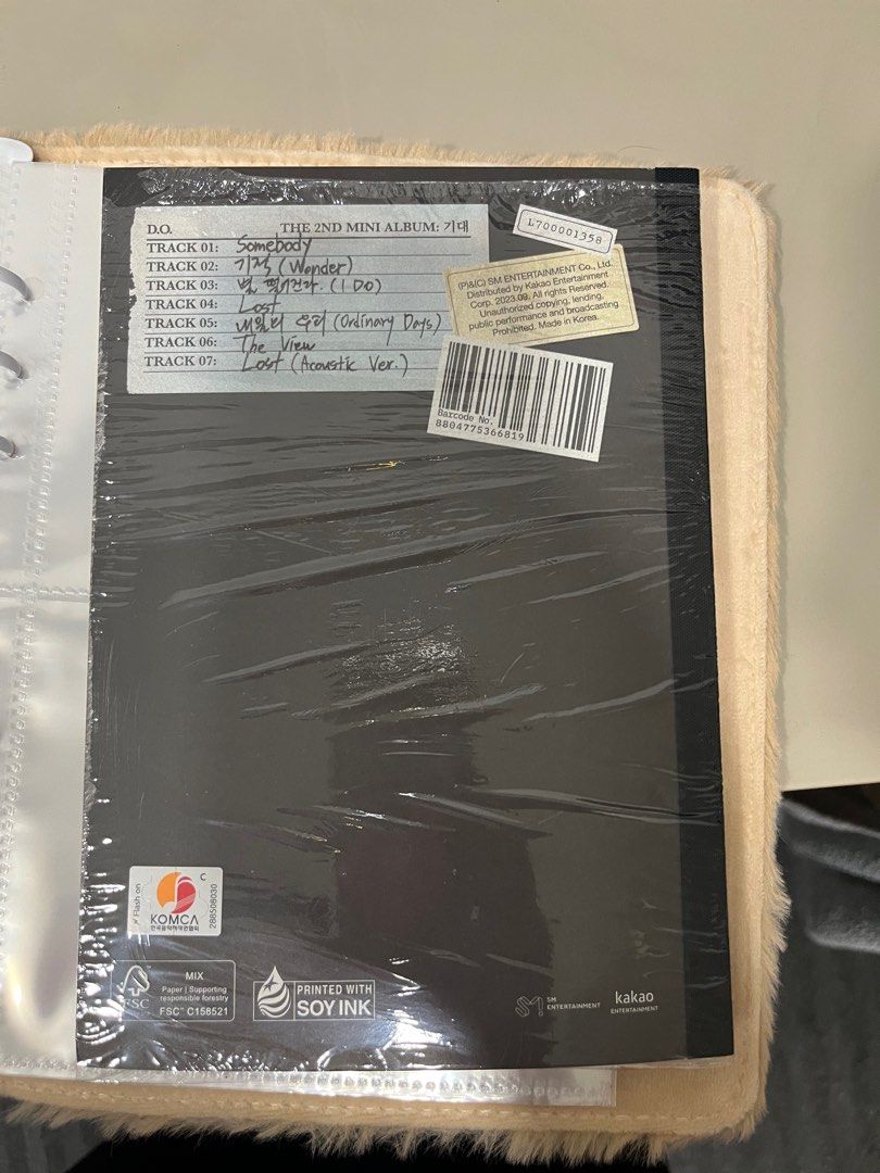 D.O EXPECTATION NOTE VER( ALBUM+PC), Hobbies & Toys, Collectibles ...