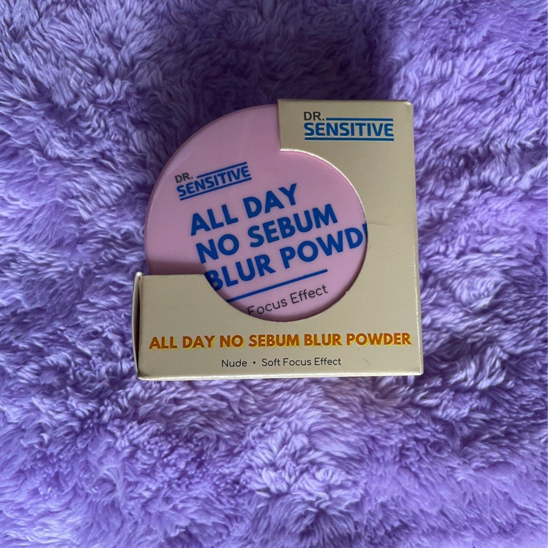 DR SENSITIVE All Day No Sebum Blur Powder Nude 25g, Beauty & Personal ...
