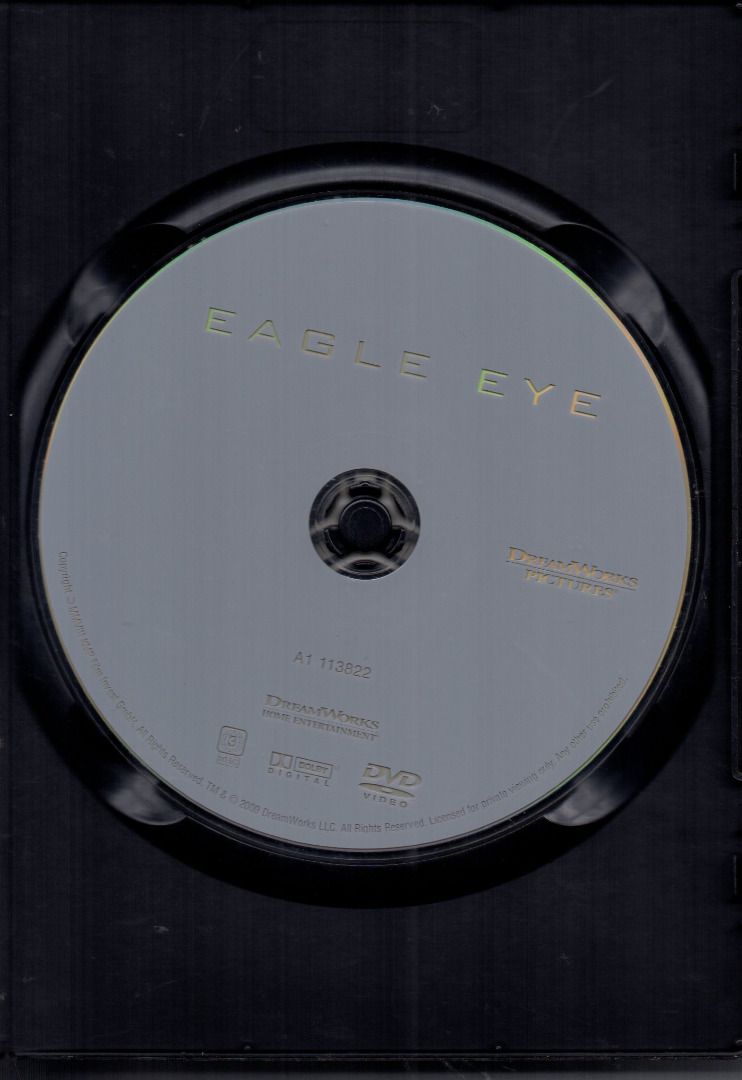 Eagle Eye ***original dvd***, Hobbies & Toys, Music & Media, CDs & DVDs ...