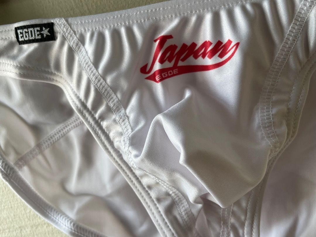 EGDE White Japan Wording Men's Underwear, Men's Fashion, Bottoms, New ...
