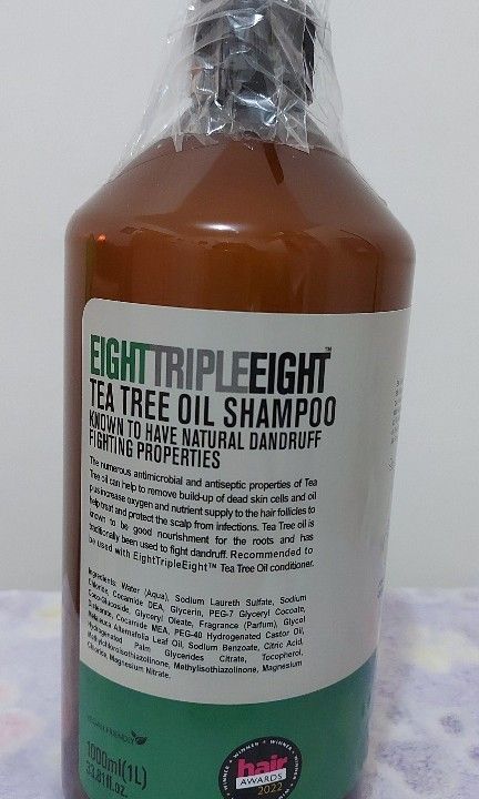 Eight Triple Eight Tea Tree Shampoo 1 Liter, Beauty & Personal Care ...