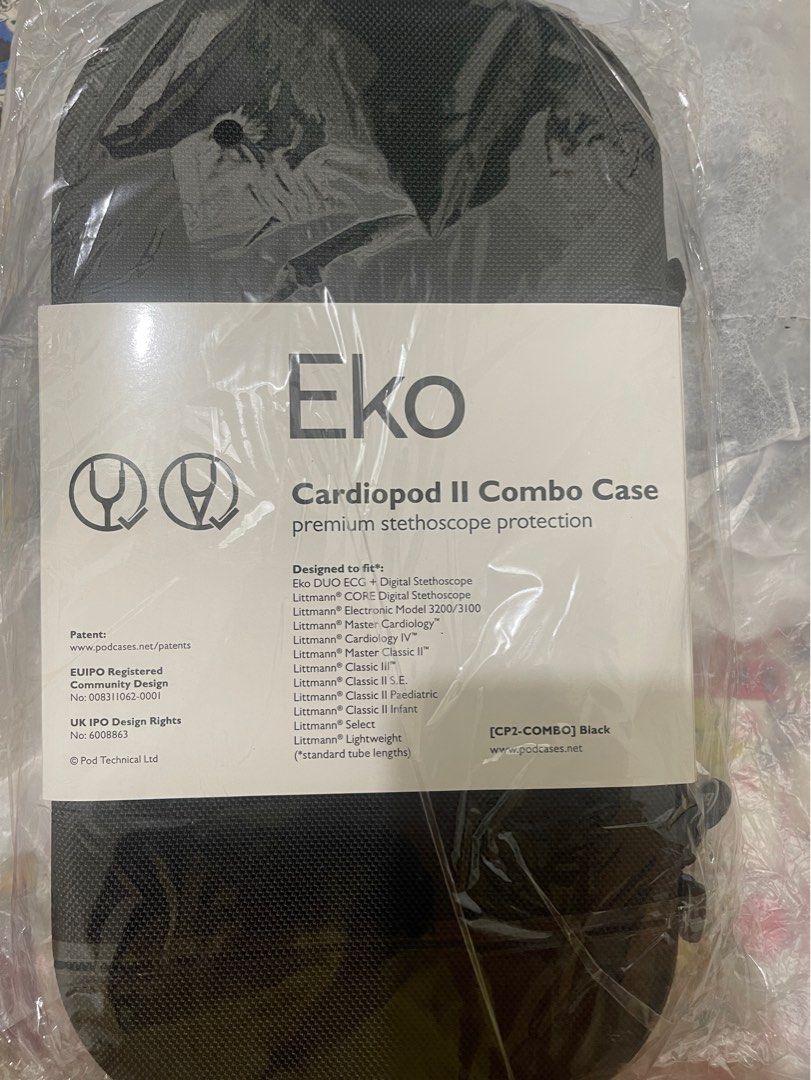 Eko Cardiopod II Case for Stethoscope, Health & Nutrition, Medical ...
