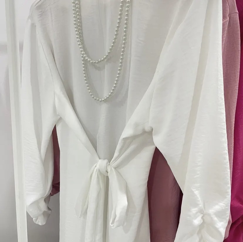 Elly White Long Dress, Women's Fashion, Dresses & Sets, Dresses on ...