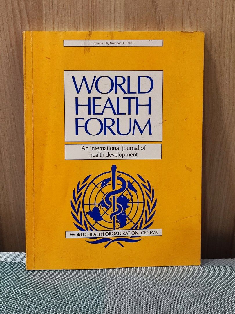 (ENG) World Health Forum, Hobbies & Toys, Books & Magazines, Textbooks ...
