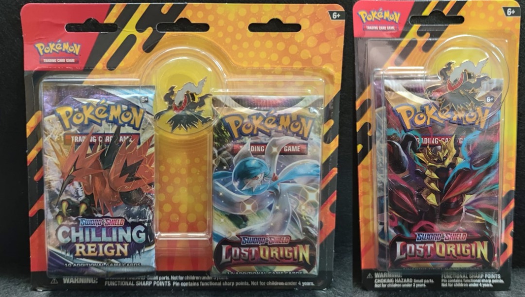 English Pokemon SWSH 2 PACK PIN BLISTER Double Wide/ Single Wide ...