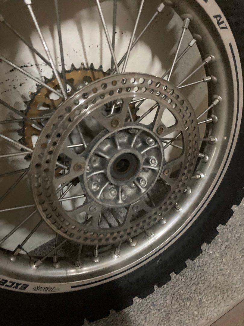 EXCEL RIMS 21/18, Motorcycles, Motorcycle Accessories on Carousell
