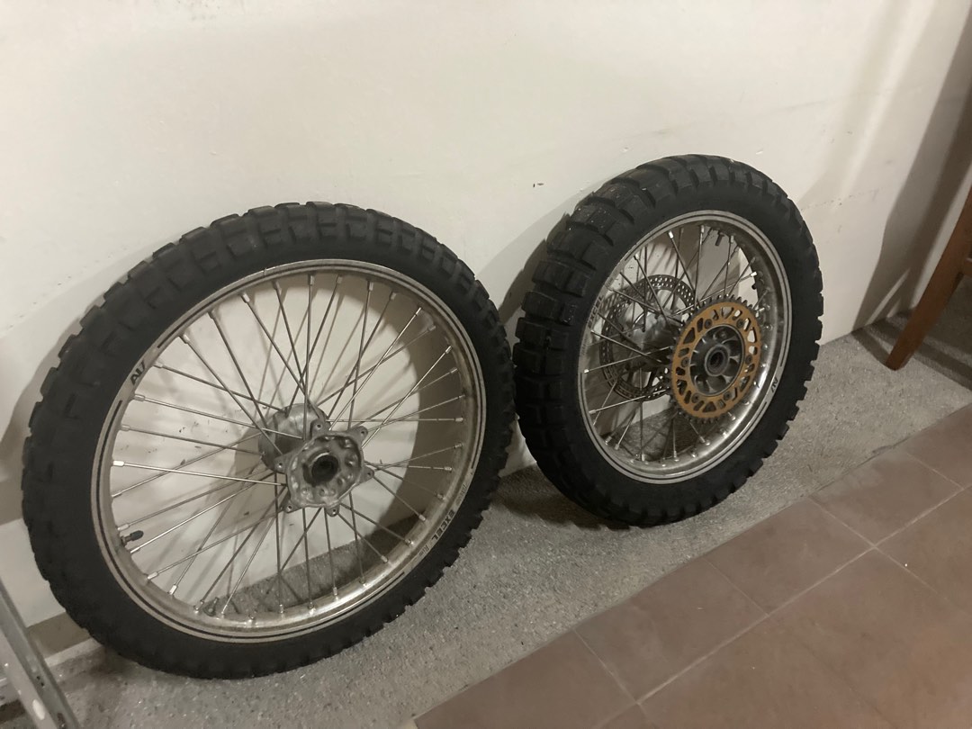 EXCEL RIMS 21/18, Motorcycles, Motorcycle Accessories on Carousell
