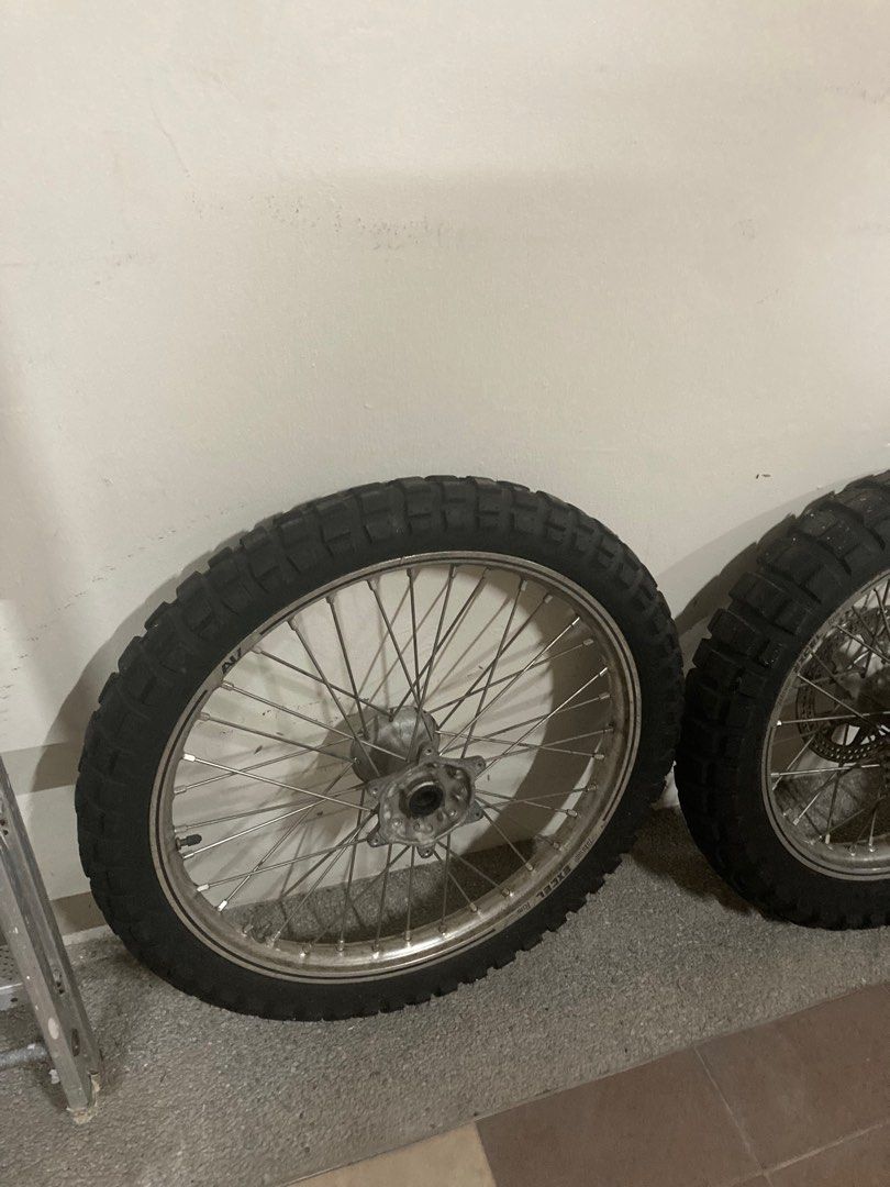 EXCEL RIMS 21/18, Motorcycles, Motorcycle Accessories on Carousell