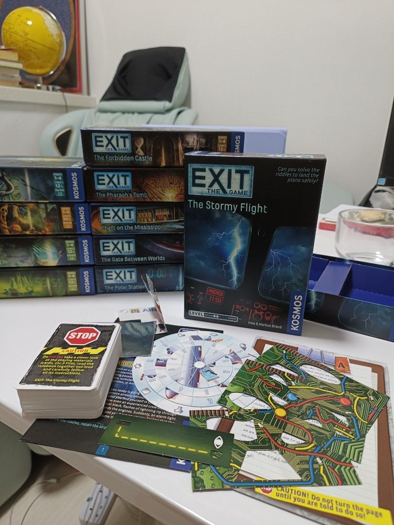 EXIT THE GAME, 10x Escape Board Games, Video Gaming, Video Games ...