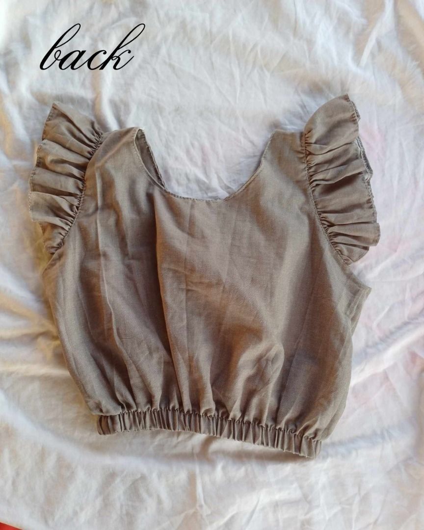 Extravagant Ruffly Formal Tank Top, Women's Fashion, Tops, Others Tops ...