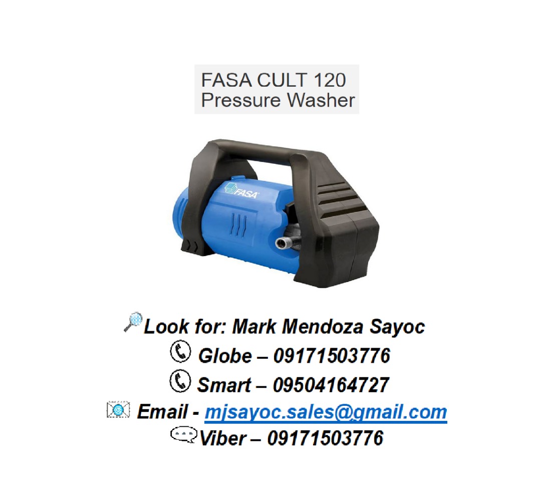 FASA CULT 120 Pressure Washer, Commercial & Industrial, Construction ...