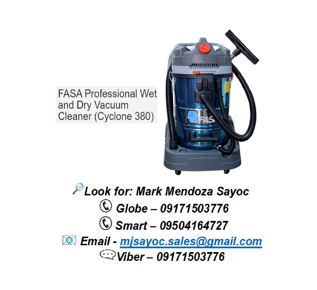 FASA Professional Wet and Dry Vacuum Cleaner (Cyclone 380), Commercial & Industrial ...