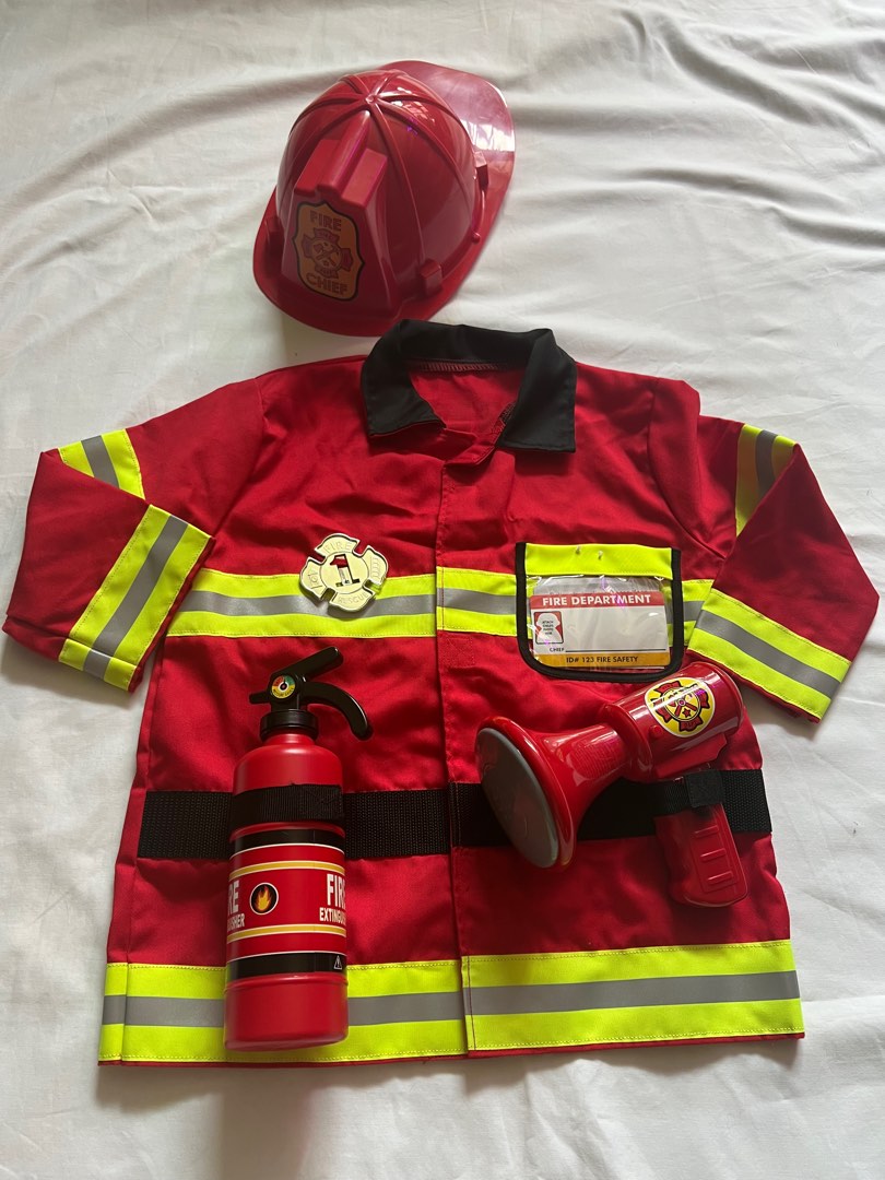 Fireman jacket, Babies & Kids, Babies & Kids Fashion on Carousell
