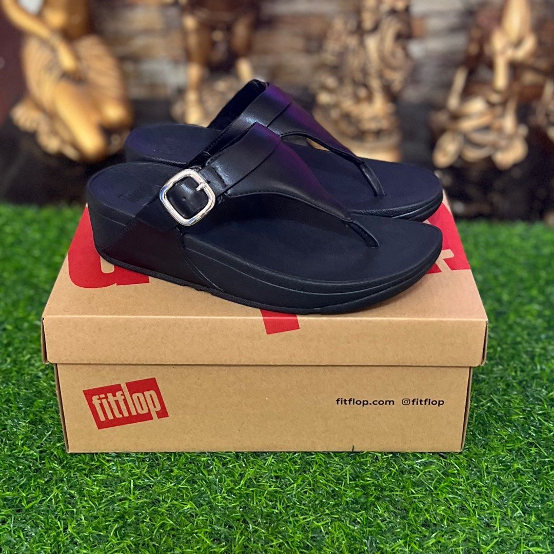 Fitflop Lulu Adjustable (All Black), Women's Fashion, Footwear, Flats & Sandals on Carousell