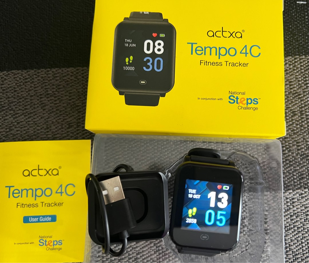 Fitness Tracker Watch Actxa Tempo 4C, Mobile Phones & Gadgets, Wearables & Smart Watches on ...