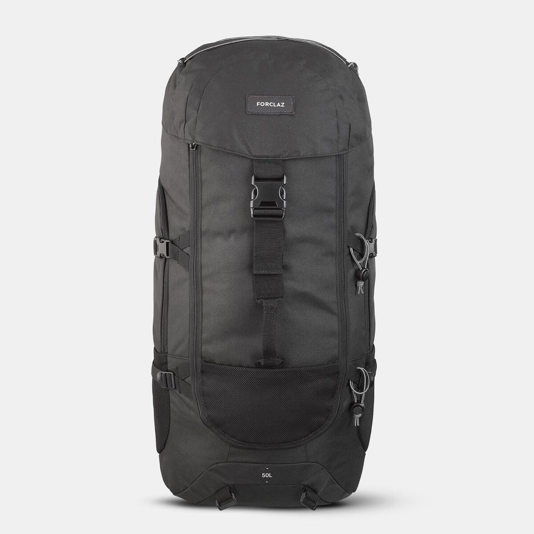 FORCLAZ Trekking 50L Backpack Travel - Black, Sports Equipment, Hiking ...