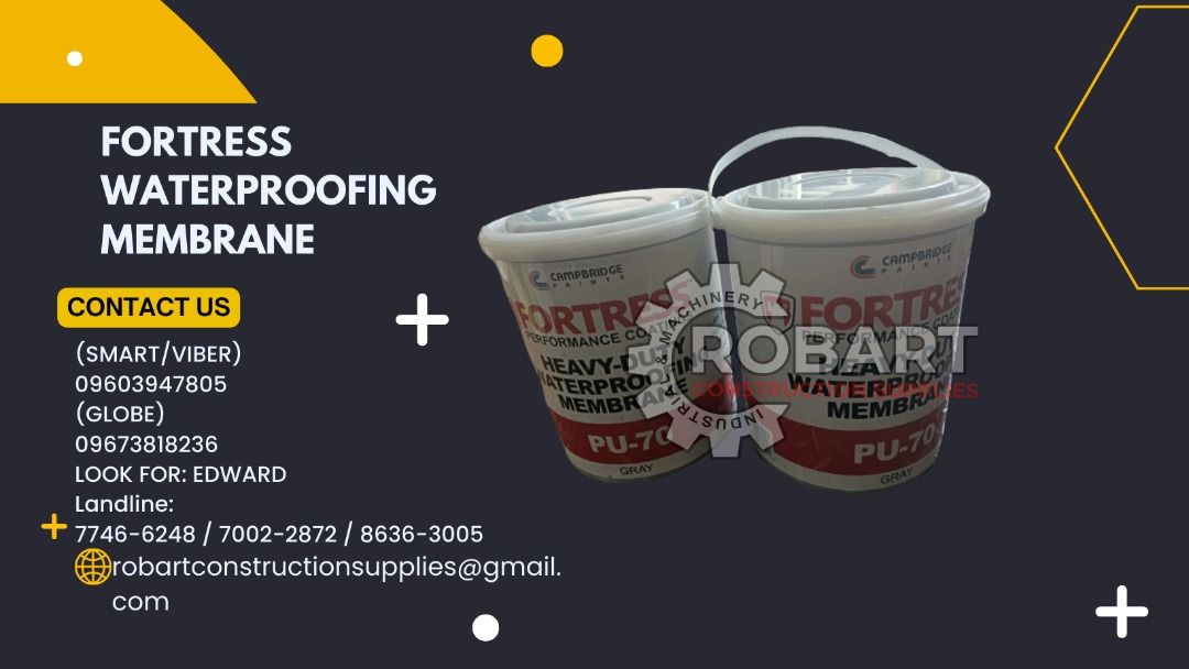 fortress waterproofing membrane, Commercial & Industrial, Construction ...