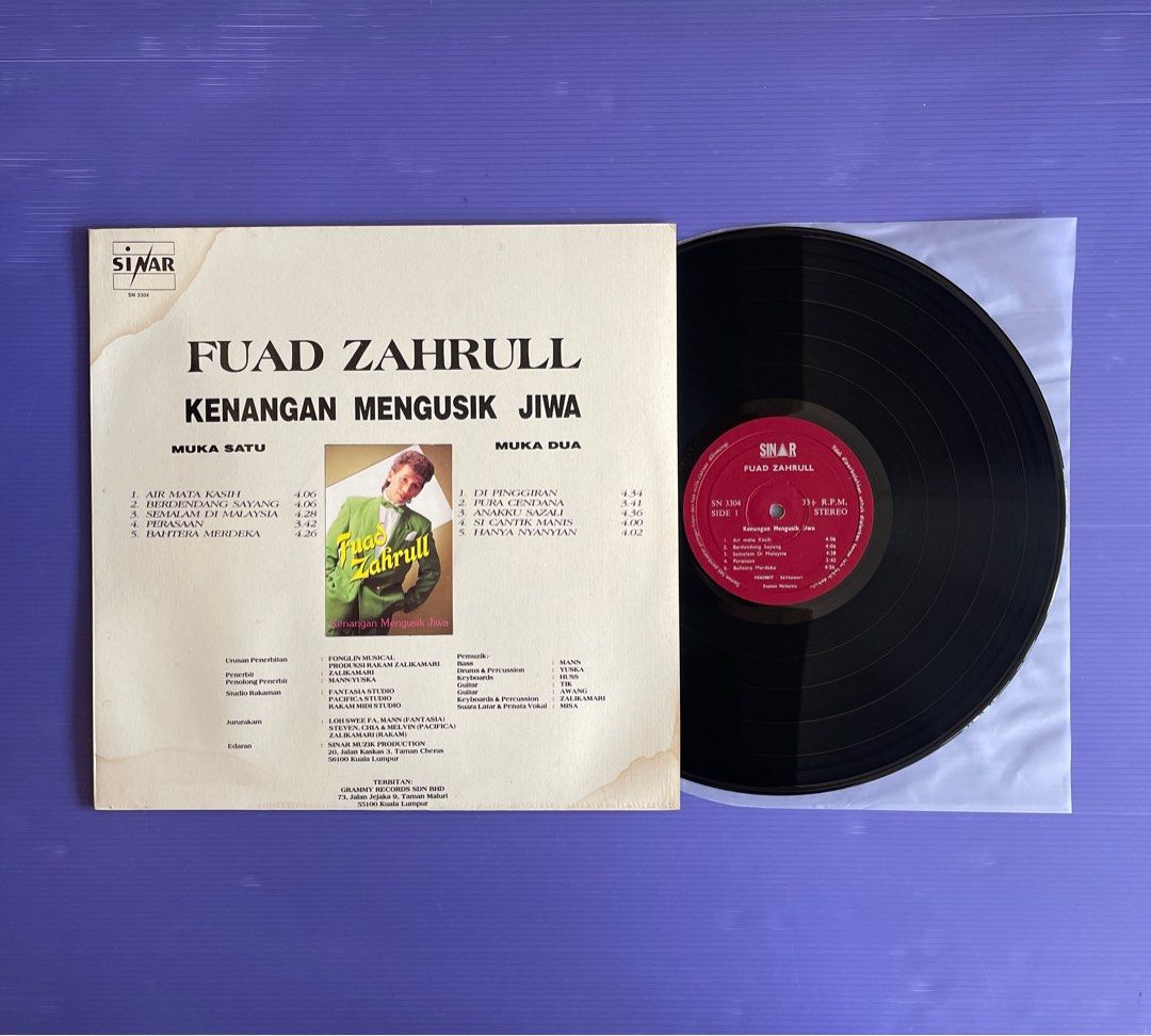 Fuad Zahrull Kenangan Mengusik Jiwa Album, Hobbies & Toys, Music ...