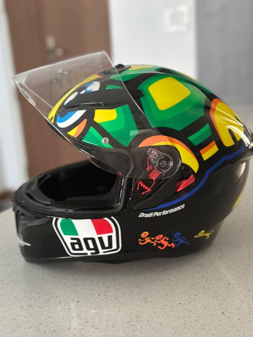 Full Face Helmet AGV K3 Sv Valentino Rossi 46, Turtle Mugello, Size S ...
