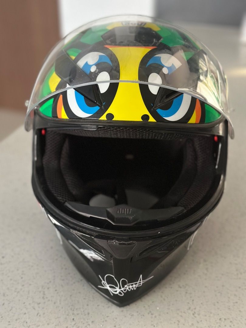 Full Face Helmet AGV K3 Sv Valentino Rossi 46, Turtle Mugello, Size S ...