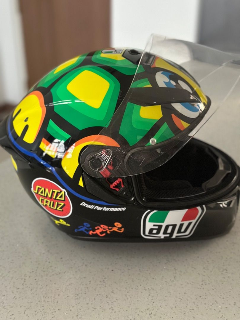 Full Face Helmet AGV K3 Sv Valentino Rossi 46, Turtle Mugello, Size S ...