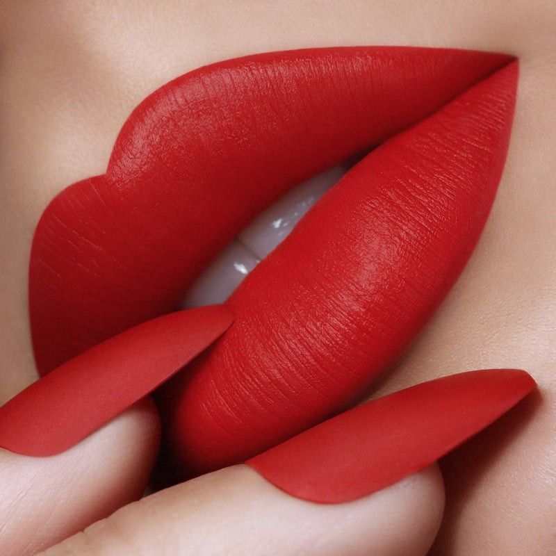 Fun Cosmetics First Impression Velvet Matte Lipstick in Red (Classic ...